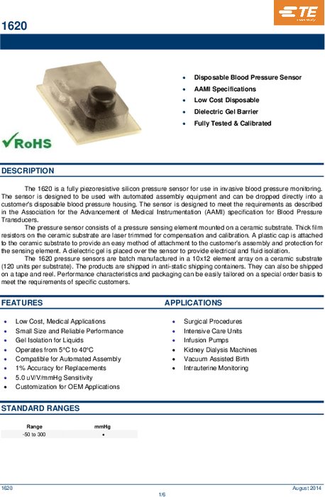 TE Connectivity社製 ロードセル FC23シリーズ | 株式会社クローネ | 製品ナビ