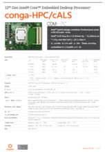 COM Expressモジュール conga-TC170 | コンガテックジャパン (congatec) | 製品ナビ